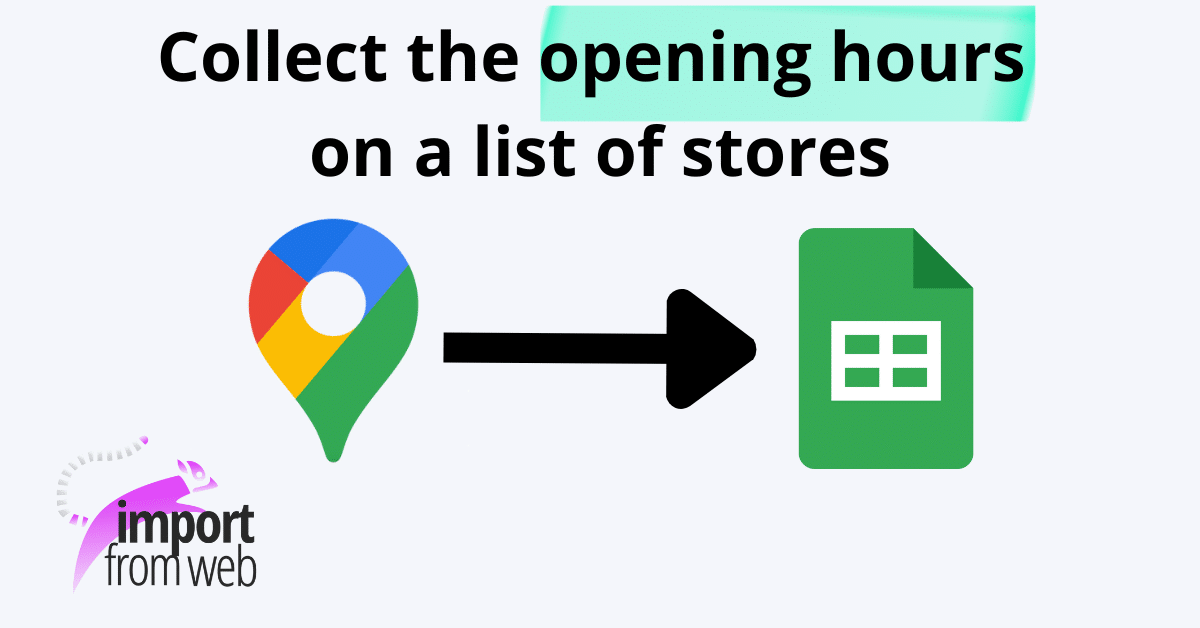 Google My Business Opening hours Scraper