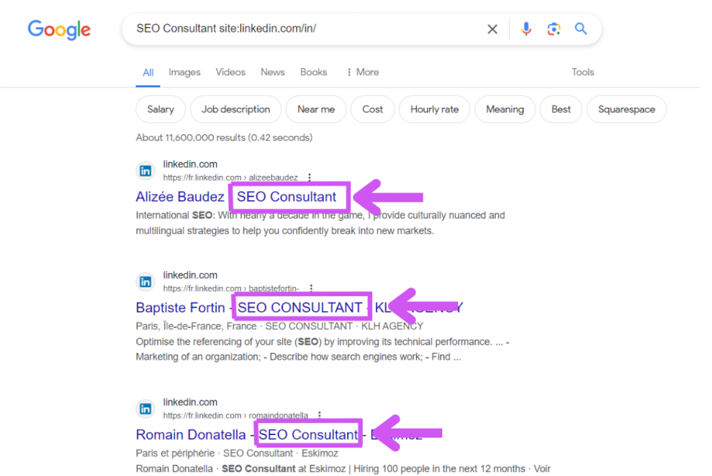 How to Search LinkedIn Profiles on Google in 2024