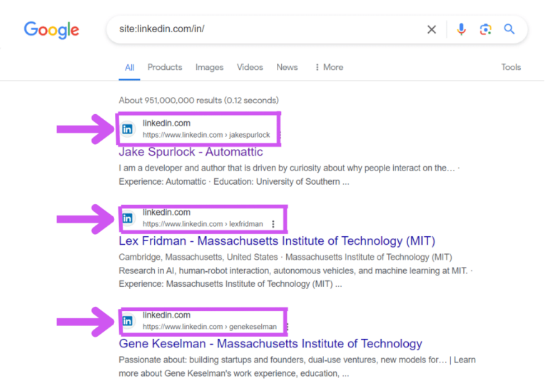 How to Search LinkedIn Profiles on Google in 2024